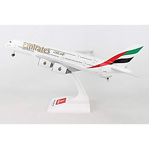 Daron Skymarks Emirates A380-800 Airplane Model Building Kit with Gear, 1/200-Scale