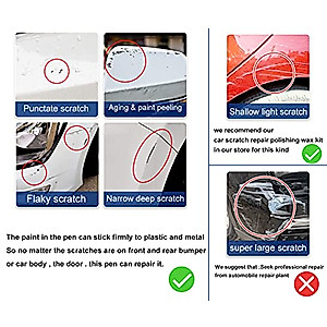 Car Touch Up Paint Pen Crystal Silver for Toyota CAMRY Auto Scratch Remover Pen 1D4 Auto Scratch Repair Kit for Deep Scratches Cars Scratch Repair Easy Repair (For Toyota CAMRY, Crystal Silver)