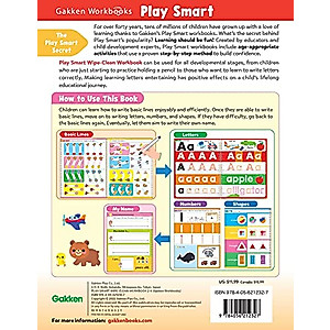Play Smart Wipe-Clean Workbook, Ages 2-4