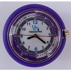 Valencia Med Stethoscope Watch, Purple