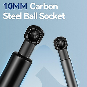 ARANA Gas Struts 28 inch 200 Pound with 10MM Ball Studs, 28" Gas Spring Shocks Lift Supports for Heavy Duty Lid Snowmobile Trailer Tonneau Cover Trap Door Custom Wooden Lid(Fit 180-220lbs Lid), 2Pcs