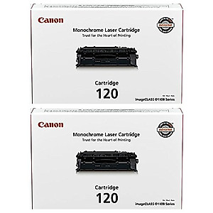 Canon CRG-120 (2617B001AA) Black Toner Cartridge 2-Pack for imageCLASS D1120, D1320