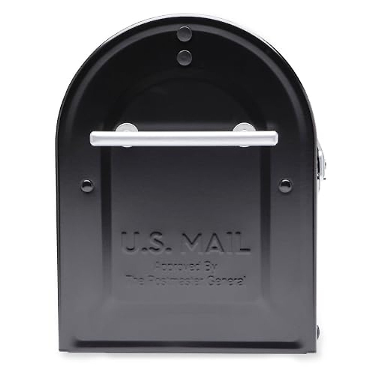Architectural Mailboxes 7900-7B-SR-10 Boulder Postmount Mailbox, Large, Black