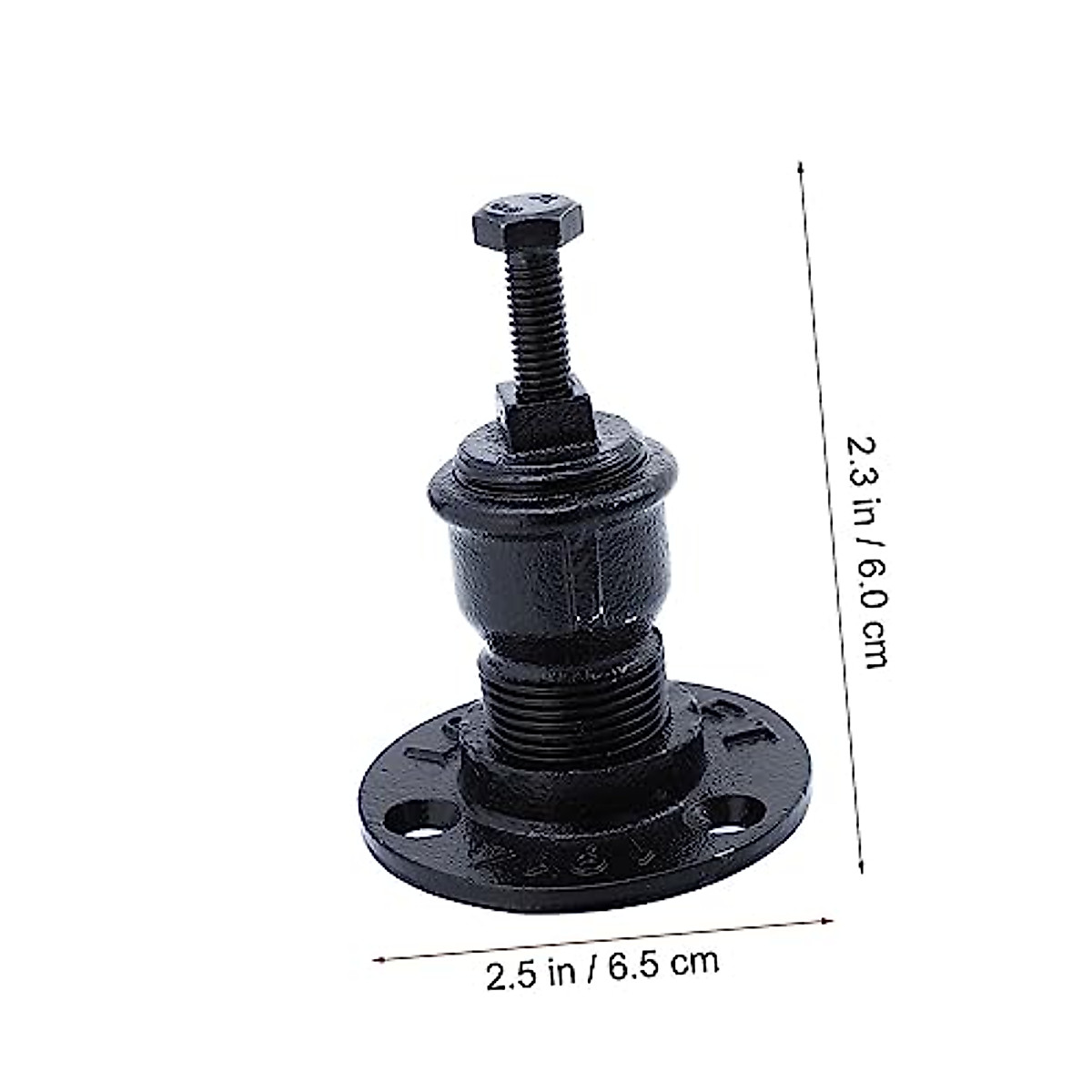 BETOOKY 2pcs Stair Bracket Staircase Brackets Handrail Holder Rail Support Bracket Wall Rail Bracket Railing Holder L Brackets for Shelves Handrail Bracket Metal Accessories Iron