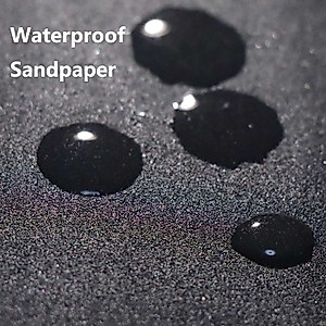 WHLLING Micro Zip Detail Sander 70PCS Sandpaper-Grit 400 600 800 1000 1500 2000 3000, 3.5”x 1”Micro Sander Tool for Small Projects Wet Dry, Hook and Loop Detail Sander for Crafts and Woodworking