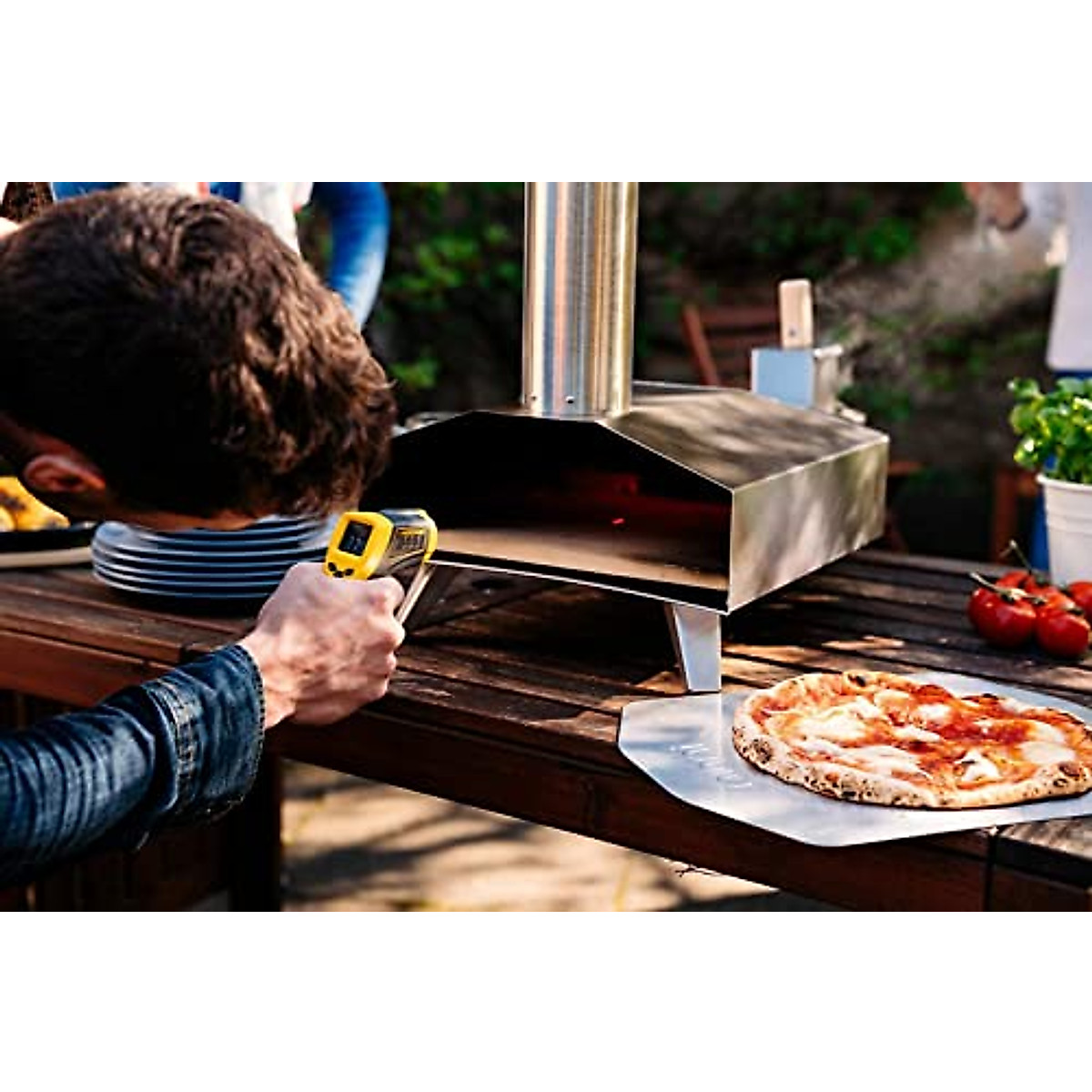 ooni Infrared Thermometer Gun - Digital Laser Thermometer - Pizza Oven Thermometer, Instant Read IR Thermometer, Pizza Oven Accessories