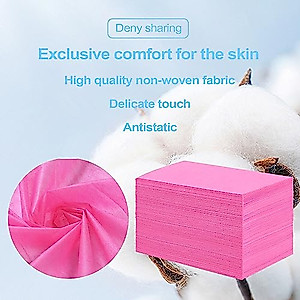 100Pcs Disposable Bed Sheets,31''x71'' Waterproof Massage Table Sheet Protector Non Woven Fabric Bed Cover for Massage Therapy Tattoo Beauty Salon Hotels Esthetician (Pink)