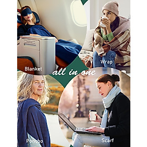 VIKIDEER 100% Cashmere Scarf Knitted Wrap Shawl Extra Large Long Scarf Stole for Women Wayfarer Travel White