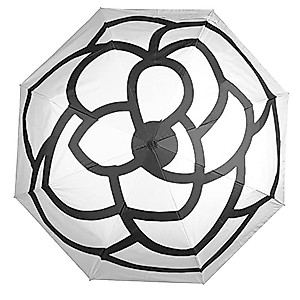 WANLIAN Umbrellas for Sun Umbrella UV Protection,Compact Travel Umbrella,Umbrella for Sun Protection Windproof Waterproof Stick Umbrella Anti-UV Protection Golf Umbrellas (White)