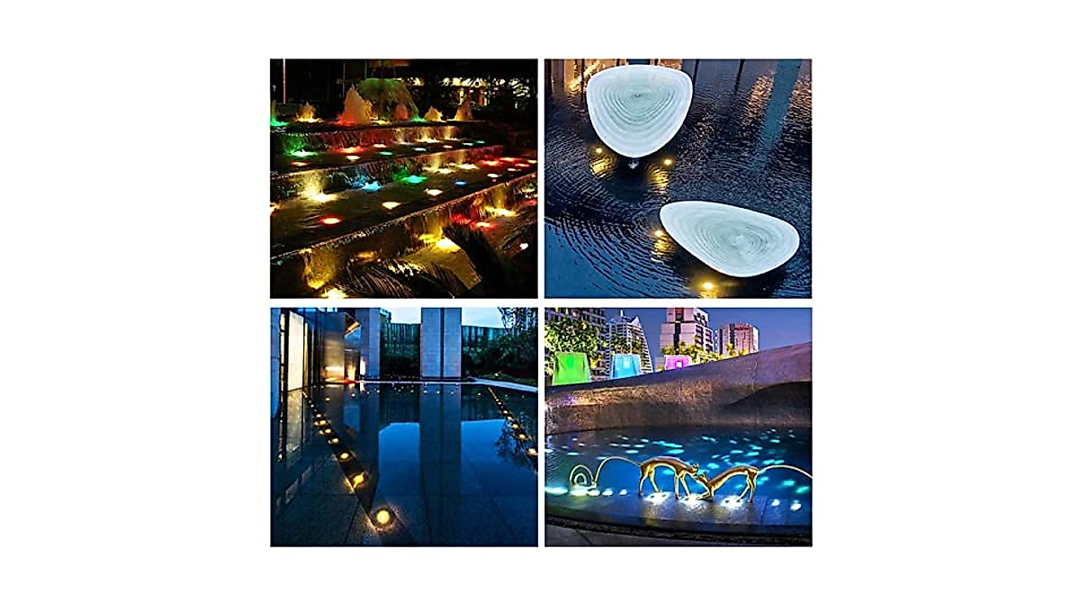 RGB Underwater Pool Light - Waterproof LED Spotlights for Garden & Pool