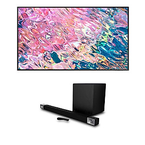 SAMSUNG QN50Q60BAFXZA 50" QLED Quantum HDR 4K Smart TV with a Klipsch CINEMA-800 3.1 Dolby Atmos Soundbar with 10" Wireless Subwoofer (2022)(USED)