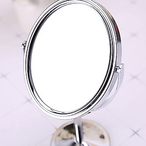 LCARY Makeup Mirror 1pc Beauty Makeup Cosmetic Mirror Double-Sided Normal Stand Mirror