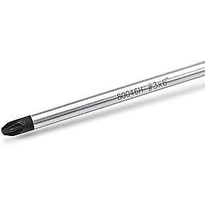 GEARWRENCH #3 x 6" Pozidriv Dual Material Screwdriver - 80046H