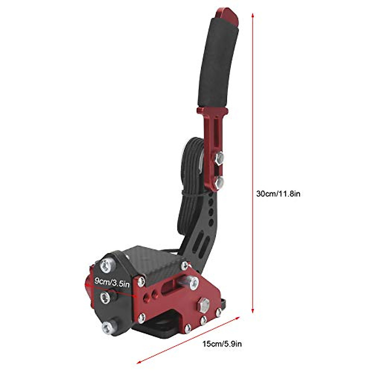 Estink USB Handbrake Game Handbrake High Precise Aluminiu for Indoor Garden(red, White)