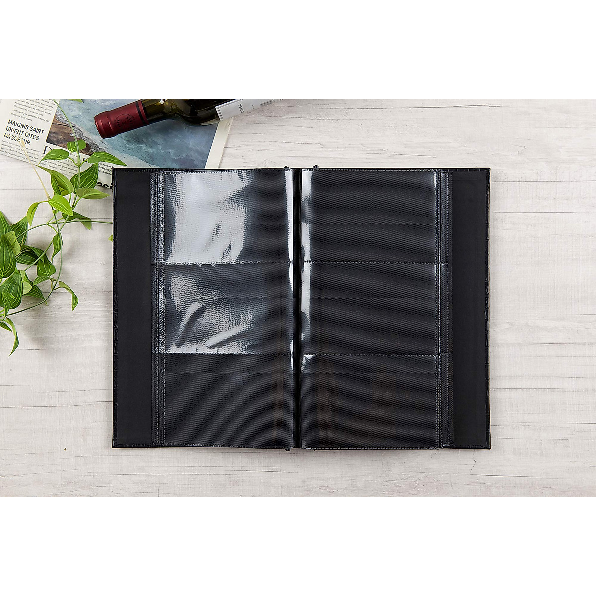 potricher Leather Photo Album 4x6 300 Photos for Family Wedding Anniversary Baby Vacation (Pink, 300 Pockets)