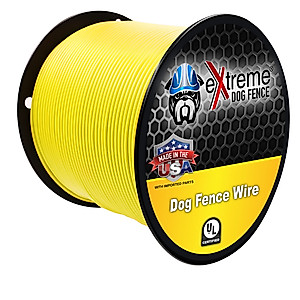 Electric Dog Fence + Remote Trainer - 2 Dog / 1000' of 20 Gauge Underground Dog Fence Wire (Up to 1 Acre) - Dual Solution to Contain and Train Your Dog(s) with a Single Collar…