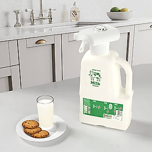 Home First Milk Dispenser for Fridge Gallon | Hands Free Automatic Drink Dispenser