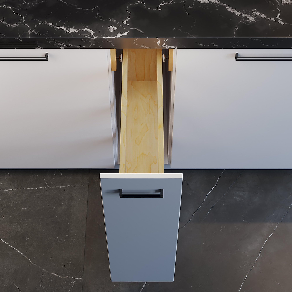 Dowell 5" Base Pullout Organizer with Adjustable Shelves(4004 0524)