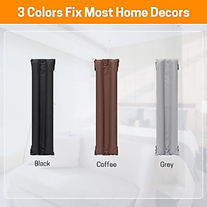 VISEMAN Under Door Stopper, Inflatable Door Blocker, Adjustable Door Sweeps for Bottom of Door and Window, 34"-36"