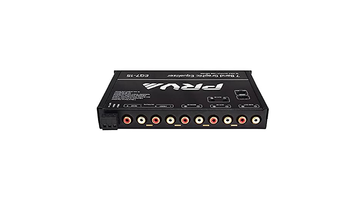 PRV AUDIO EQ7-15 7 Band Equalizer for Car Audio Improvement