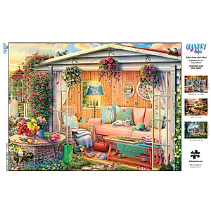 Buffalo Games - Country Life - Escape to The Shed - 1000 Piece Jigsaw Puzzle