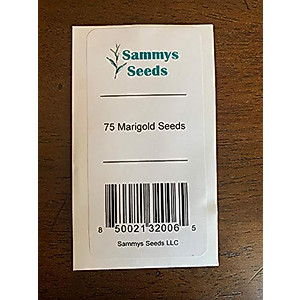 75 Marigold Seeds Sparky Mixture | Non-GMO | Fresh Garden Seeds