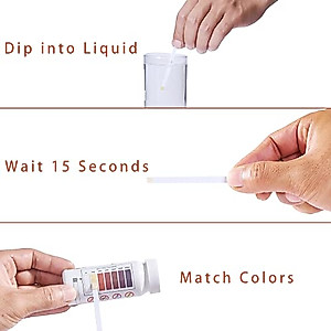 SuperCheck High Range Chlorine Test Strips, 0-2000 ppm, 50 Count, Chlorine Sanitizer Test Strips, Designed for Daycares and Senior Homes for Sanitizing and Disinfecting, Chlorine Dioxide Test Strips