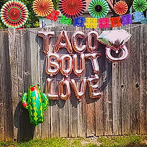 JeVenis Taco Bout Love Backdrop Taco Bout Love Balloons Taco Bout Love Bridal Shower Decorations Taco Bout Love Decorations Mexican Bridal Shower Decorations Cactus Bridal Shower Decorations