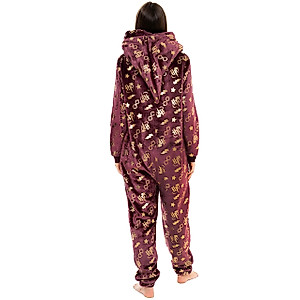 Harry Potter Womens Onesie Red Small