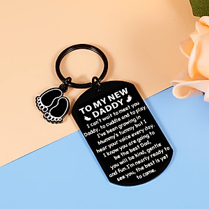 KINMES New Dad Gifts for Men First Fathers Day for New Dad Daddy to be First Time Dad Fathers Day Present from Wife Dad Christmas Stocking Stuffers Pregnancy Announcement Gifts Expectant Father Gifts