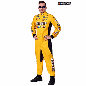 Fun Costumes Uniform Costume of NASCAR Kyle Busch Plus Size 2X Yellow 2X