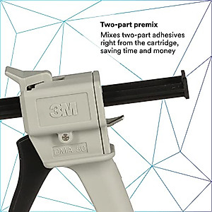 3M 08190 Performance Manual Applicator for 200 ml Cartridges, Black/Gray Color, Steady Application