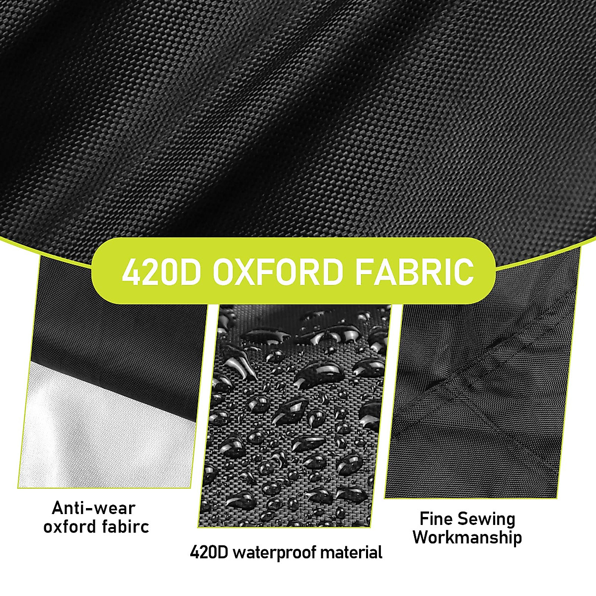 Guisong Pressure Washer Cover, Waterproof& Dustproof Covers for Power Washer, Protective Outdoor Cover for Electric High Pressure Cleaner 17.8" x 17.8" x 34.2"