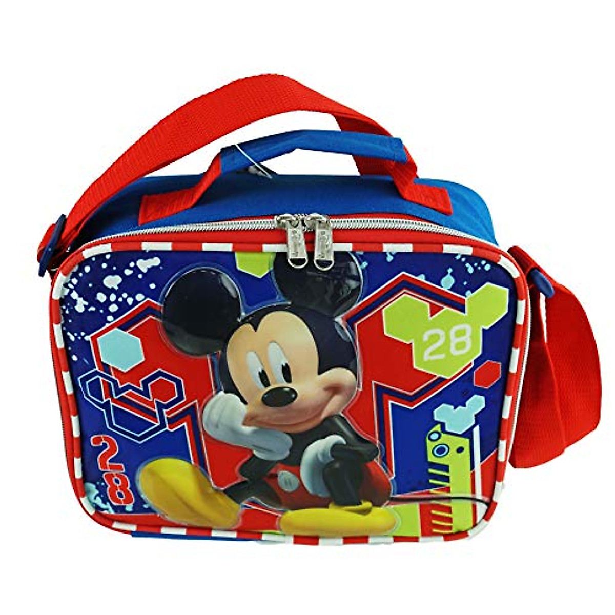 Mickey Mouse Insulated Lunch Bag with Adjustable Shoulder Straps - M28 - A17339