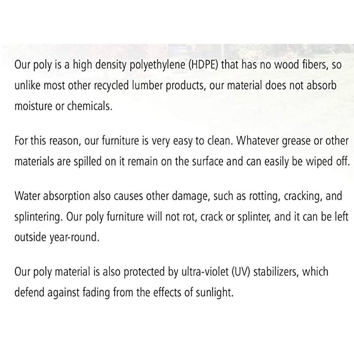 Poly Lumber Roll Back Design Porch Swing Everlasting PolyTuf HDPE- Amish Crafted - Made in USA - Solid Color (4FT, Green)