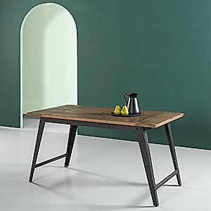 Zinus Donna Wood and Metal Dining Table