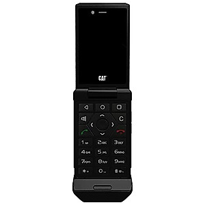 Cat S22 Flip (16GB) 2.8" Touchscreen, Android 11, IP68 Water Resistant, 4G LTE GSM (T-Mobile Unlocked for MetroPCS, Global) (Black)