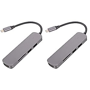 SOLUSTRE USB Ethernet Adapter USB Ethernet Adapter 2 Pack USB Hub Multiport Multi- Port USB hub Data USB hub USB Splitter for Laptop Adapter Hub 5- USB Docking Station USB Docking Station