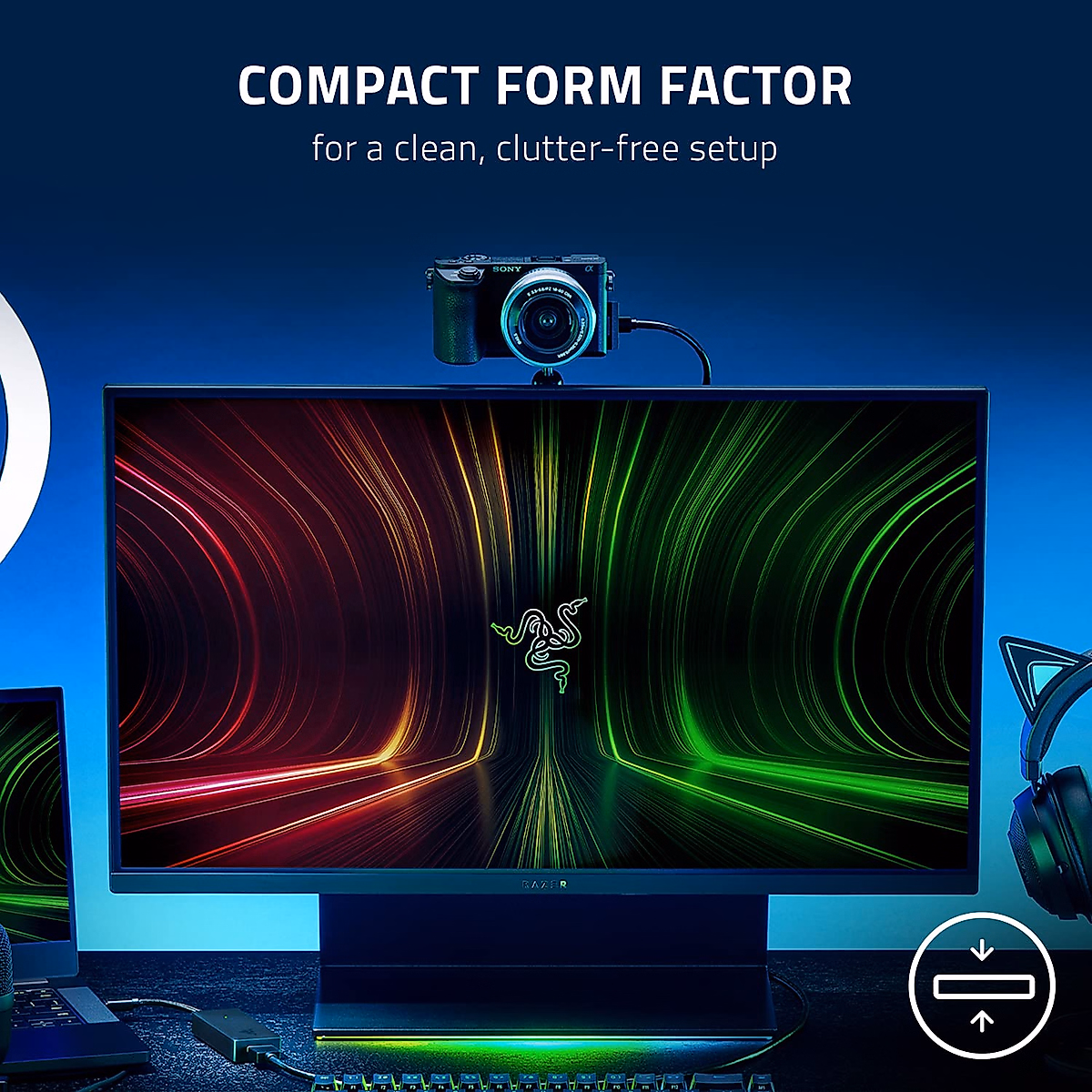 Razer Ripsaw X - USB Capture Card with 4K Camera Connection for Full 4K Streaming (4K 30FPS Capture, HDMI 2.0, USB 3.0, Plug and Play, Streaming Software Compitable, Compact Form Factor) Black