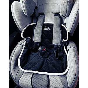 Car Seat Protector Piddle Pad for Toilet Potty Training Toddler, Baby Waterproof Portable Liner Convertible Pads Crash Tested for Carseat Stroller Accessories Machine Washable Seat Saver (2-Pack)