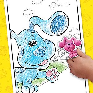 Crayola Blues Clues Coloring Book with Stickers, Gift for Kids, 96 Pages, Ages 3, 4, 5, 6