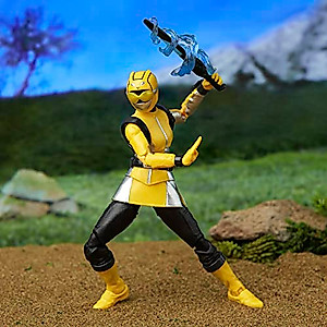 Power Rangers Lightning Collection Beast Morphers Yellow Ranger 6-inch Scale Action Figure, Toys and Action Figures for Kids Ages 4 and Up