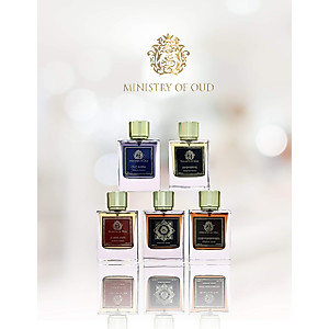 Set of Five Ministry of Oud Collection 100ml - Unisex Spray Pendora Scents Fragrance Long-Lasting Perfume PARIS CORNER