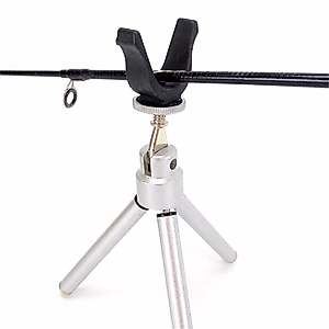 DYPASA Vertical Fishing Rod Holder Folding Ice Fishing Rod Holder Small Triangle Bracket Winter Ice Fishing Pole Fishing Tackle Fishiing Pole Tripod Stand Wall Mounted Fishing Rod Rack