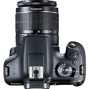 Camera EOS 2000D (Rebel T7) DSLR with 18-55mm f/3.5-5.6 3 Lens Kit Bundled with + 64GB Memory Card, Extra Battery, 3PC Filter Kit, Tripod, Case + Complete Photo Bundle - International Model