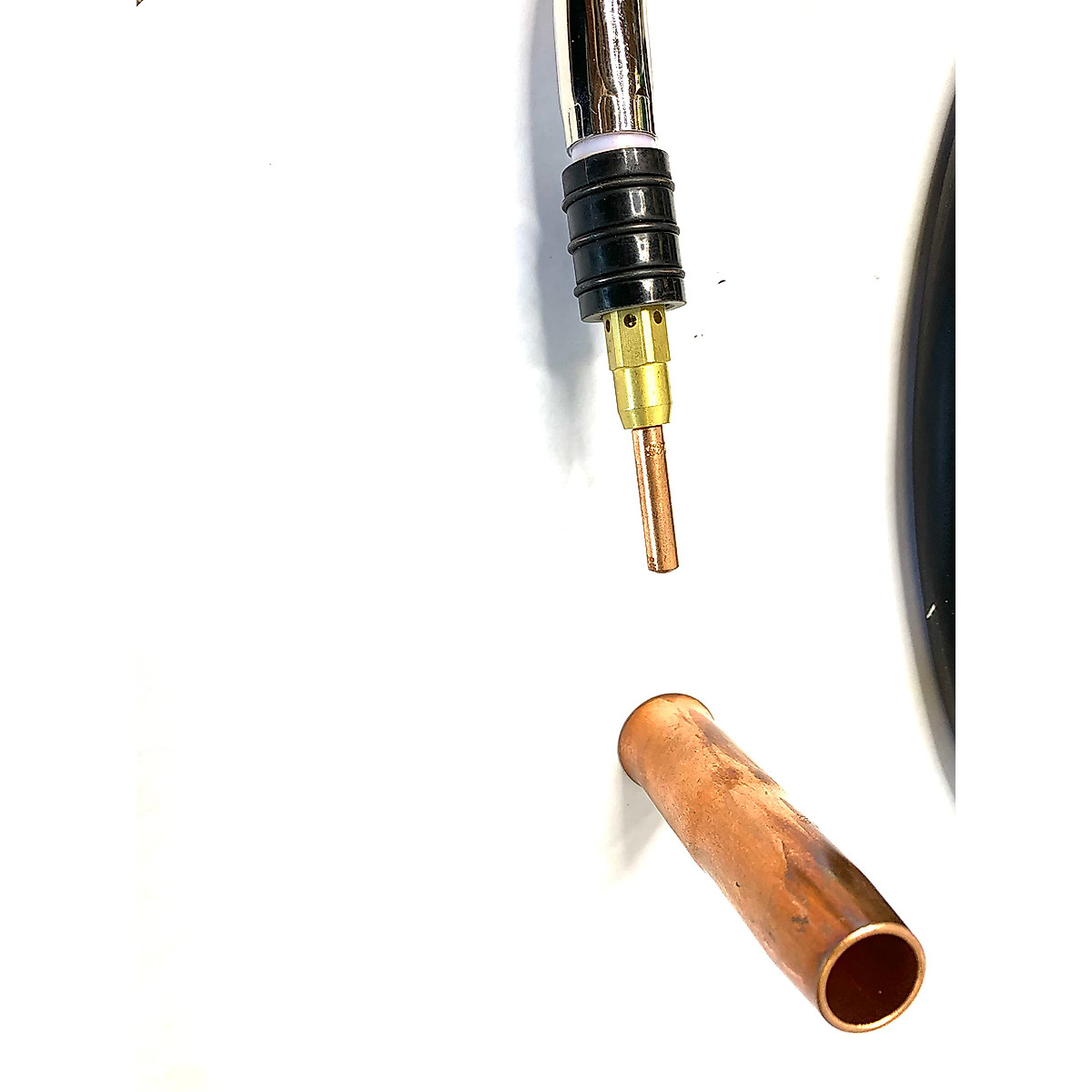 Techniweld Mig Star 400Amp 15Ft Mig Gun Tweco Compatible with Miller Plug and Contact Tips Bundle (.035)