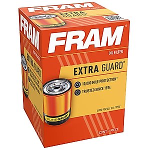 FRAM Extra Guard PH3387A, 10K Mile Change Interval Spin-On Oil Filter