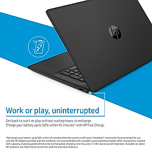 HP 2023 17.3 HD+ IPS Laptop Computer, 12th Gen Intel 10-Cores i5-1235U (Beat i7-1165G7), 32GB RAM, 1TB NVMe SSD, Iris Xe Graphics, WiFi, USB-A&C, Fast Charge, Microsoft 365 1 Year, Windows 11
