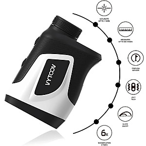 Golf Range Finder 800Yards Golf Rangefinder with Slope Continuous Scan Golf Yardage Rangefinder with Flagpole Locking Vibration Legal Laser Distance Rangefinders for Competition Hunter & Golfer Gift