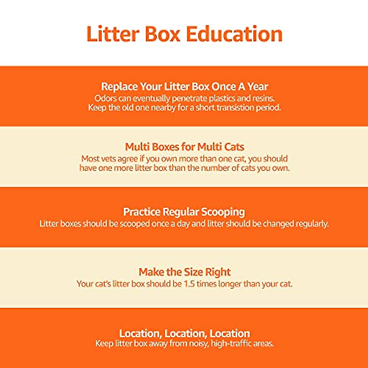 Amazon Basics Nonstick Top-Entry Cat Litter Box with Filter Lid, Large, Gray